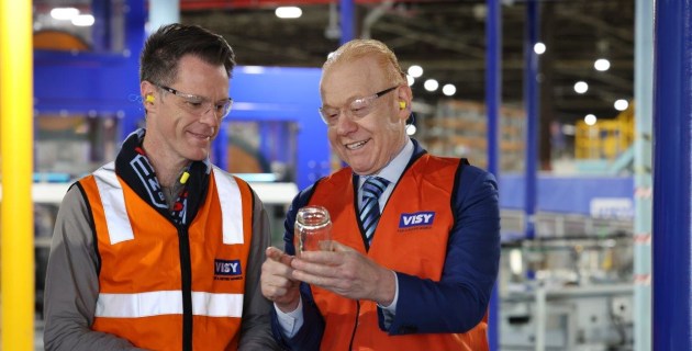 Visy opens Australian-first glass furnace - Food & Drink Business