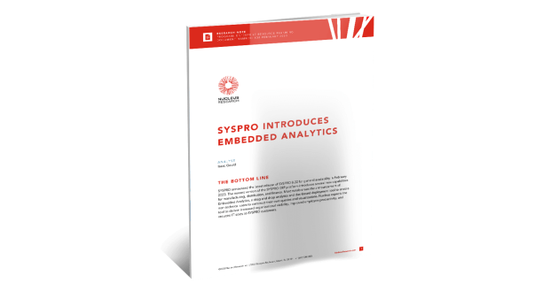 Reducing IT costs with SYSPRO - Food & Drink Business