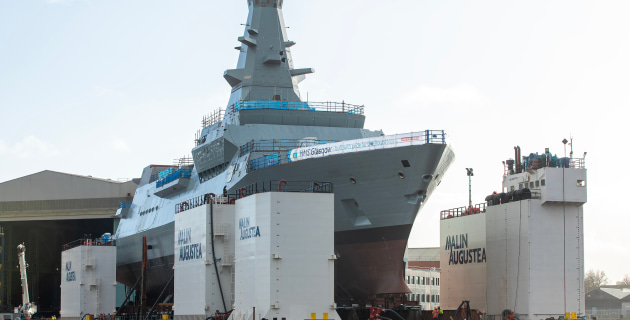 First UK Type 26 frigate to enter water - Australian Defence Magazine