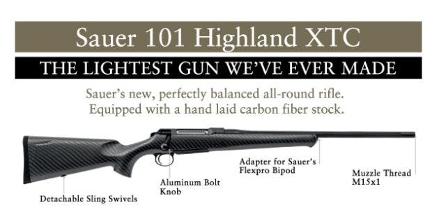 Sauer 101 Highland XTC - The lightest Rifle They Have Ever Made ...