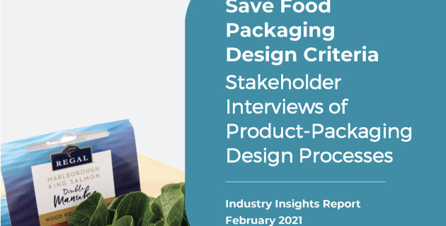 Industry report: Save Food Packaging Design Project - Food & Drink Business