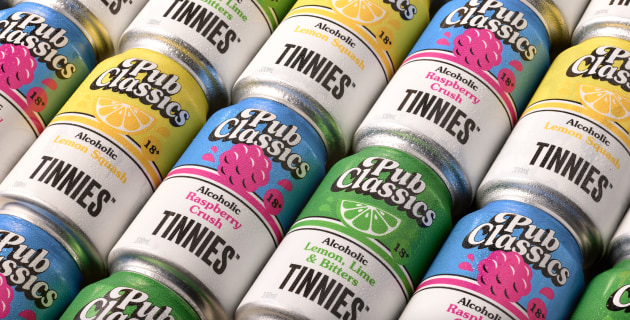 Tinnies drops nostalgic RTD flavours - Food & Drink Business