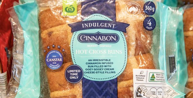 Woolworths, Cinnabon hot cross bun collab - Food & Drink Business