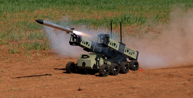 Australian robot mounted rocket collaboration - Australian Defence Magazine