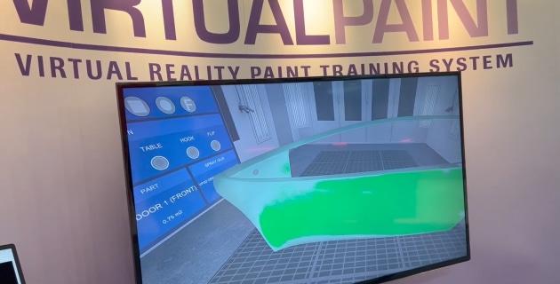Advanced virtual spray painting program on show at Automechanika 2024 ...