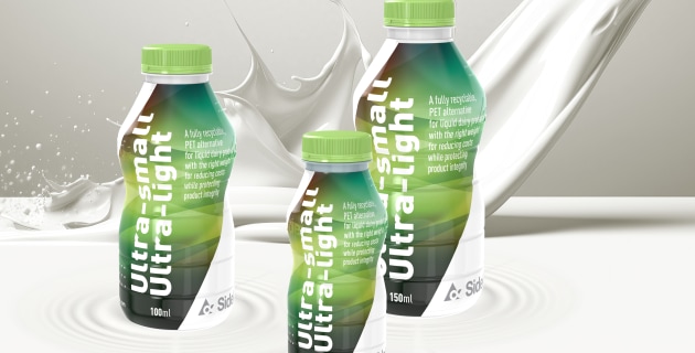 Sidel launches ultra-light mini PET bottle for dairy - PKN Packaging News