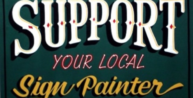 Revival of handpainted sign making - Print21