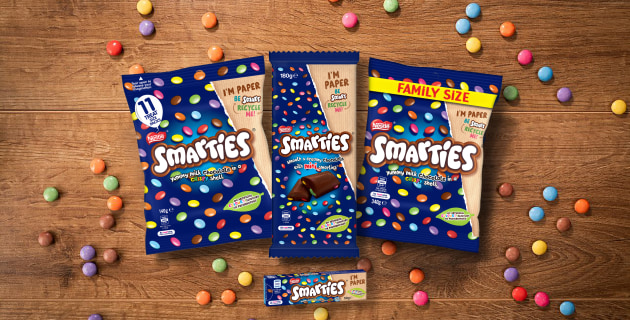 Smarties makes total switch to paper packaging - PKN Packaging News