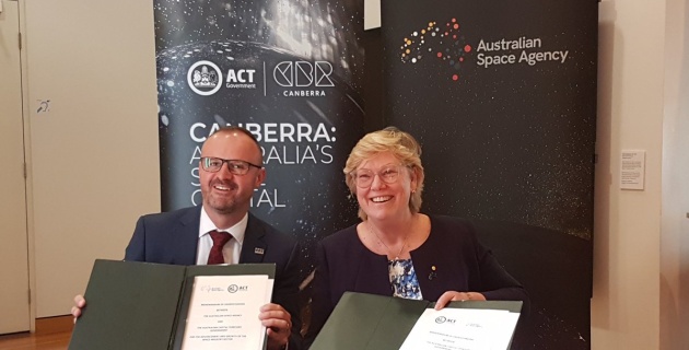 Space Agency signs agreement with ACT government - Australian Defence ...