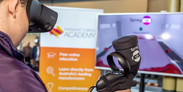 SprayVIS virtual spray painting training simulator - Australasian Paint ...