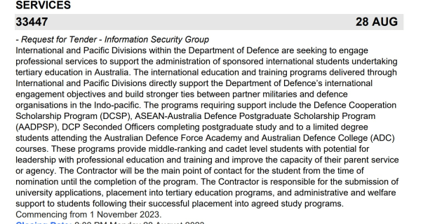 ADM Premium 740 Tenders - Australian Defence Magazine