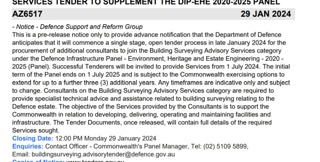 ADM Premium 758 Tenders - Australian Defence Magazine