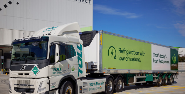 Toll Group drives electric transition for Woolies distribution - Food ...