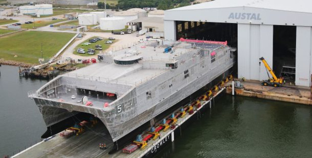 USNS Trenton (JHSV 5) christened - Australian Defence Magazine