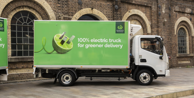 Woolworths commits to EV home delivery fleet - Food & Drink Business