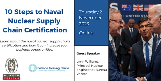 10 Steps to Naval Nuclear Supply Chain Certification - Webinar ...