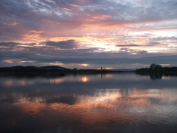 Reflection at sunrise - Australian Photography