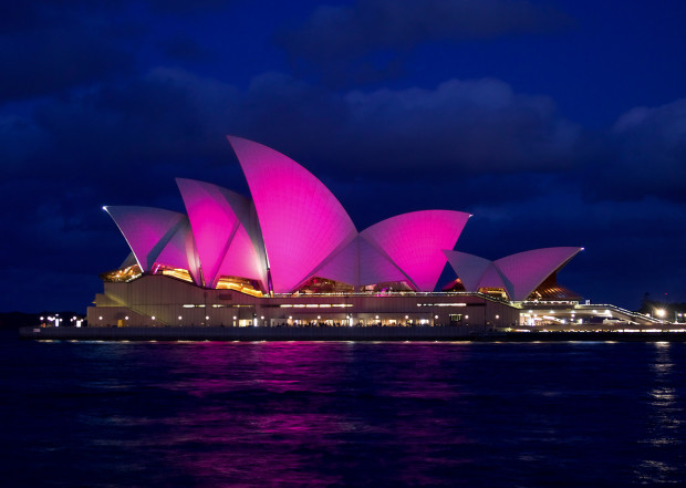 Pink Opera House - Australian Photography