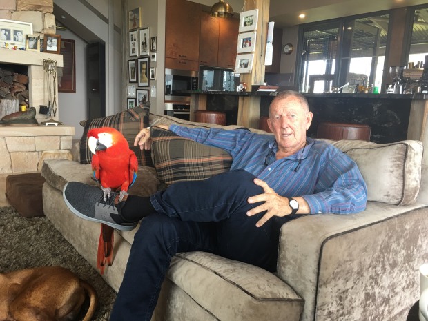 My mate Singo with his Macaw 'Mate' - Australian Photography