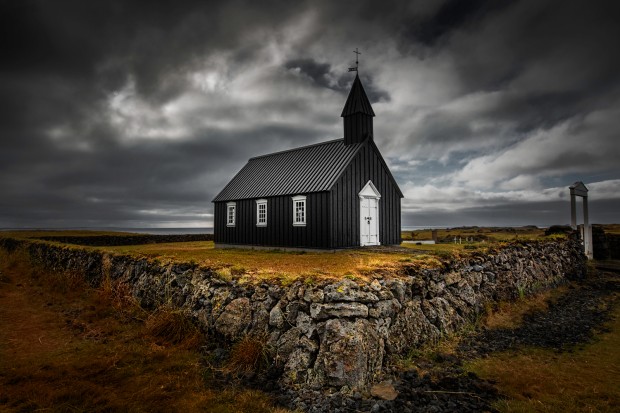 Little Black Church - Australian Photography