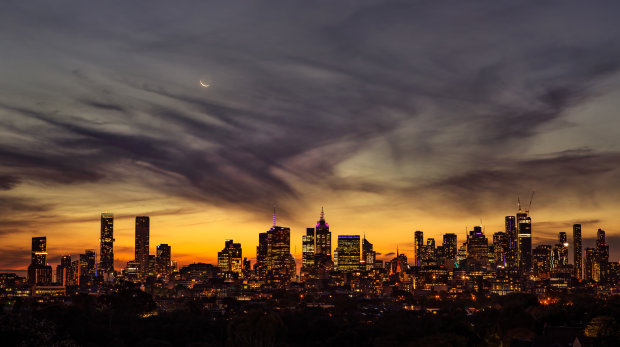 Sunset over Mebourne - The Landscape Awards