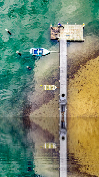 Walking on the Jetty - Australian Photography