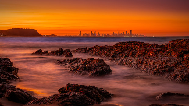 Gold Coast Sunset. - Australian Photography