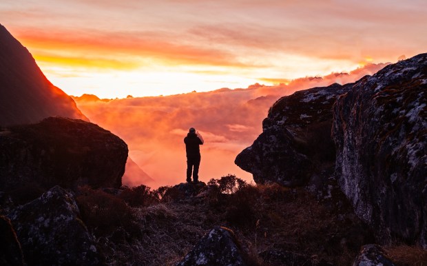 High altitude sunset - Australian Photography