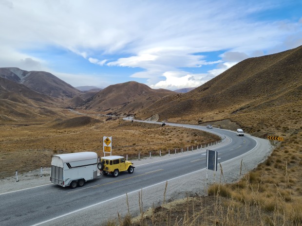 Travelling via Lindis Pass - Australian Photography